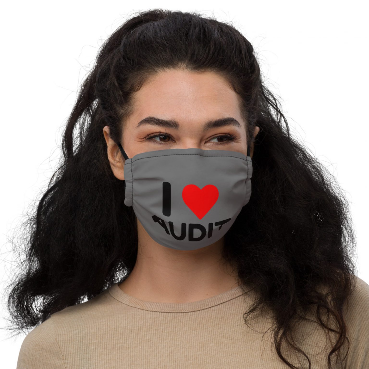 I Love Audit Face mask – That Audit Guy