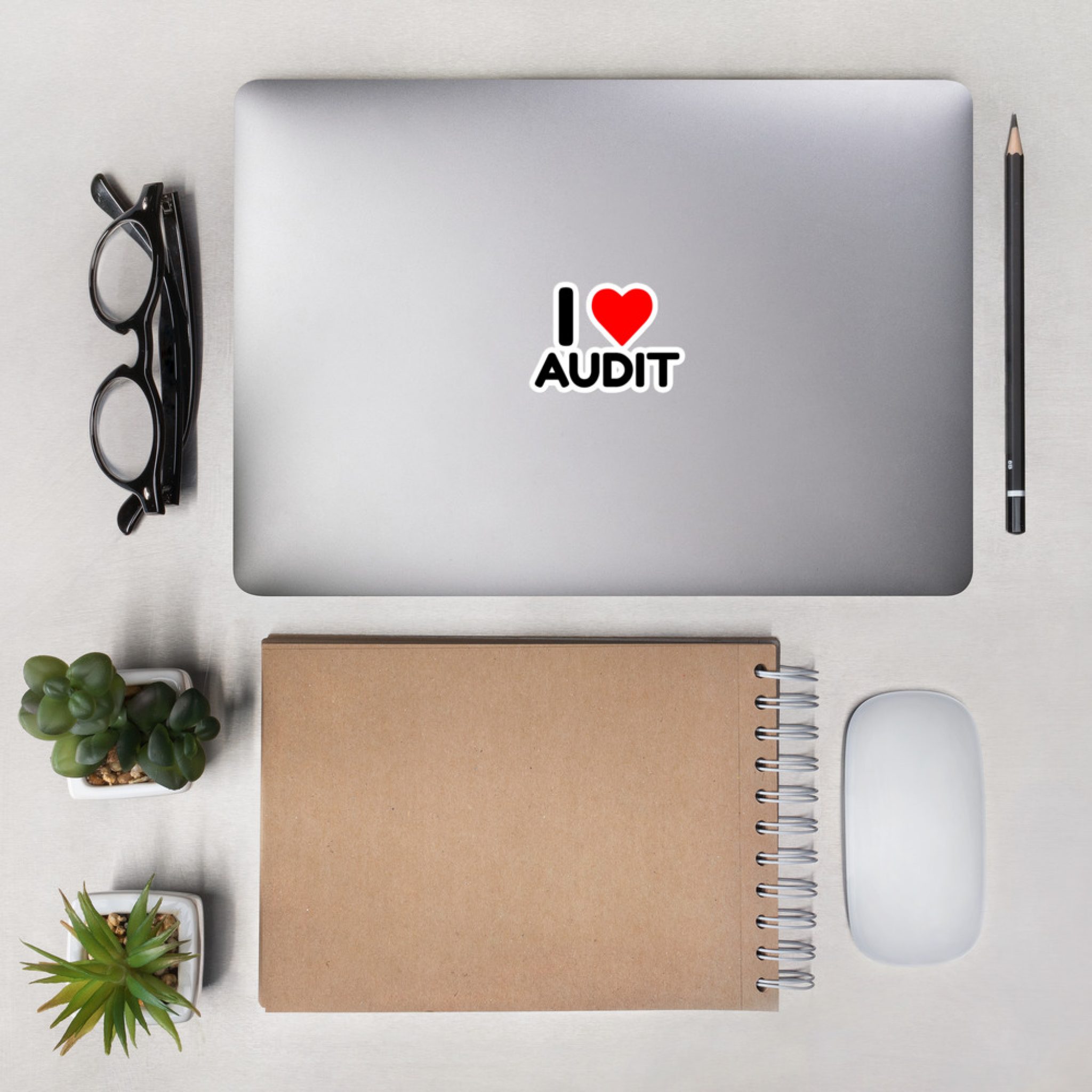 I Heart Audit Sticker – That Audit Guy