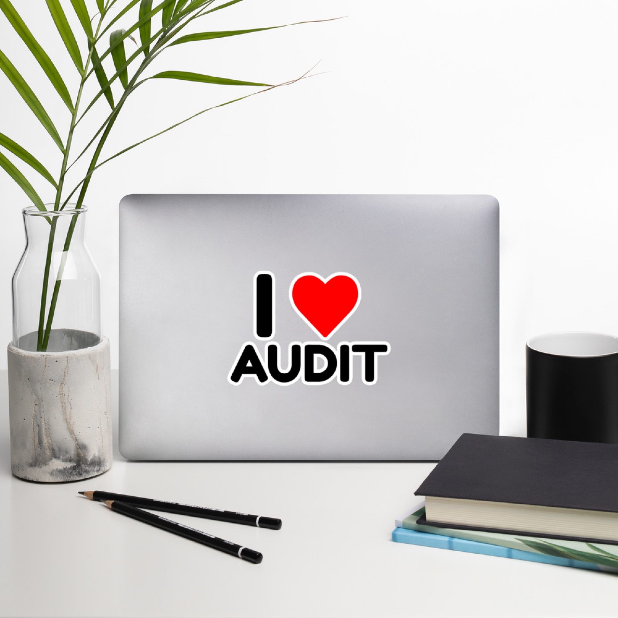 I Heart Audit Sticker – That Audit Guy